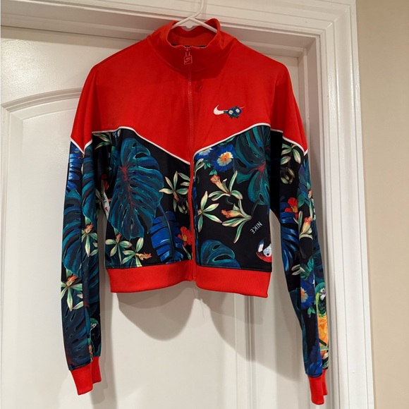 Nike | Jackets & Coats | Nike Red Track Jacket L | Poshmark